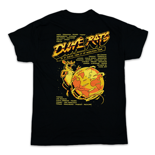 DUNE RATS - 2025 WORLD TOUR T-SHIRT (BLACK) | Dune Rats | Official ...