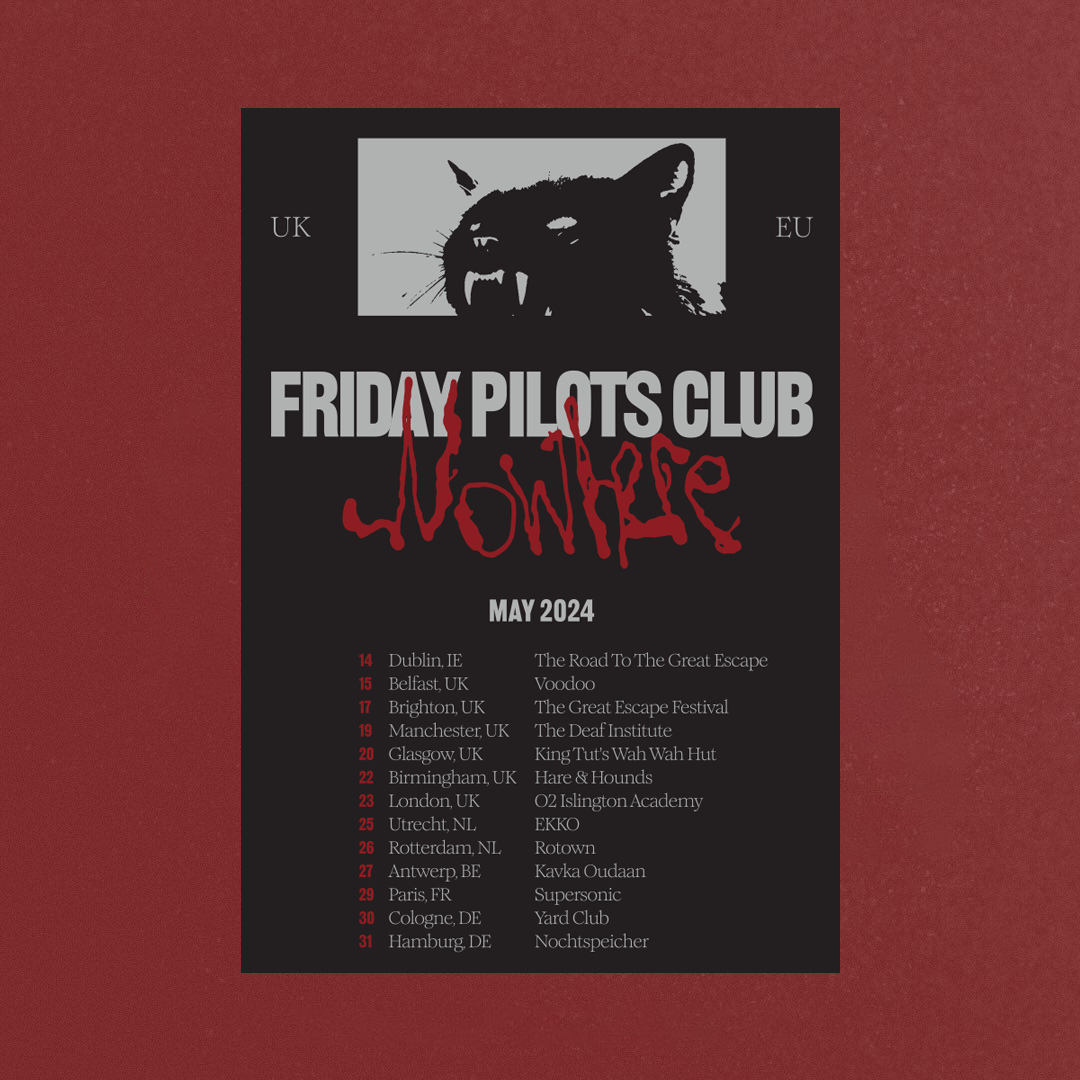 FRIDAY PILOTS CLUB - NOWHERE POSTER (A3) - Official | Friday Pilots ...