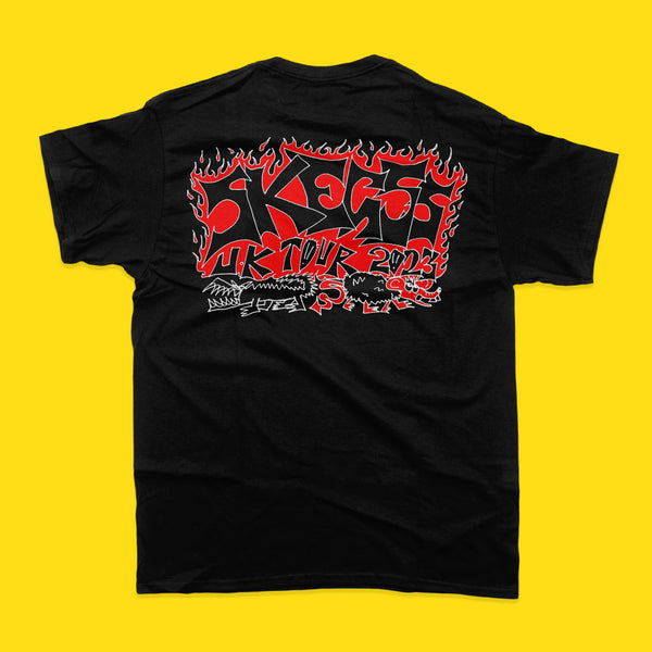 SKEGSS: RAT TOUR TEE (BLACK) - Official Merchandise | SKEGSS | Official ...